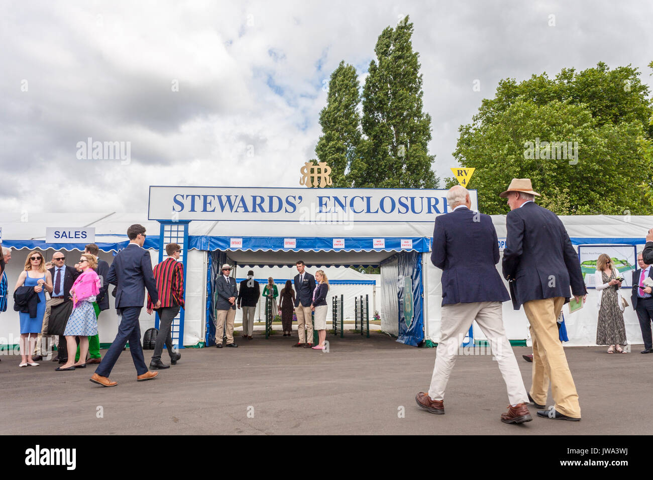 Stewards Enclosure, Henley Royal Regatta Stock Photo - Alamy