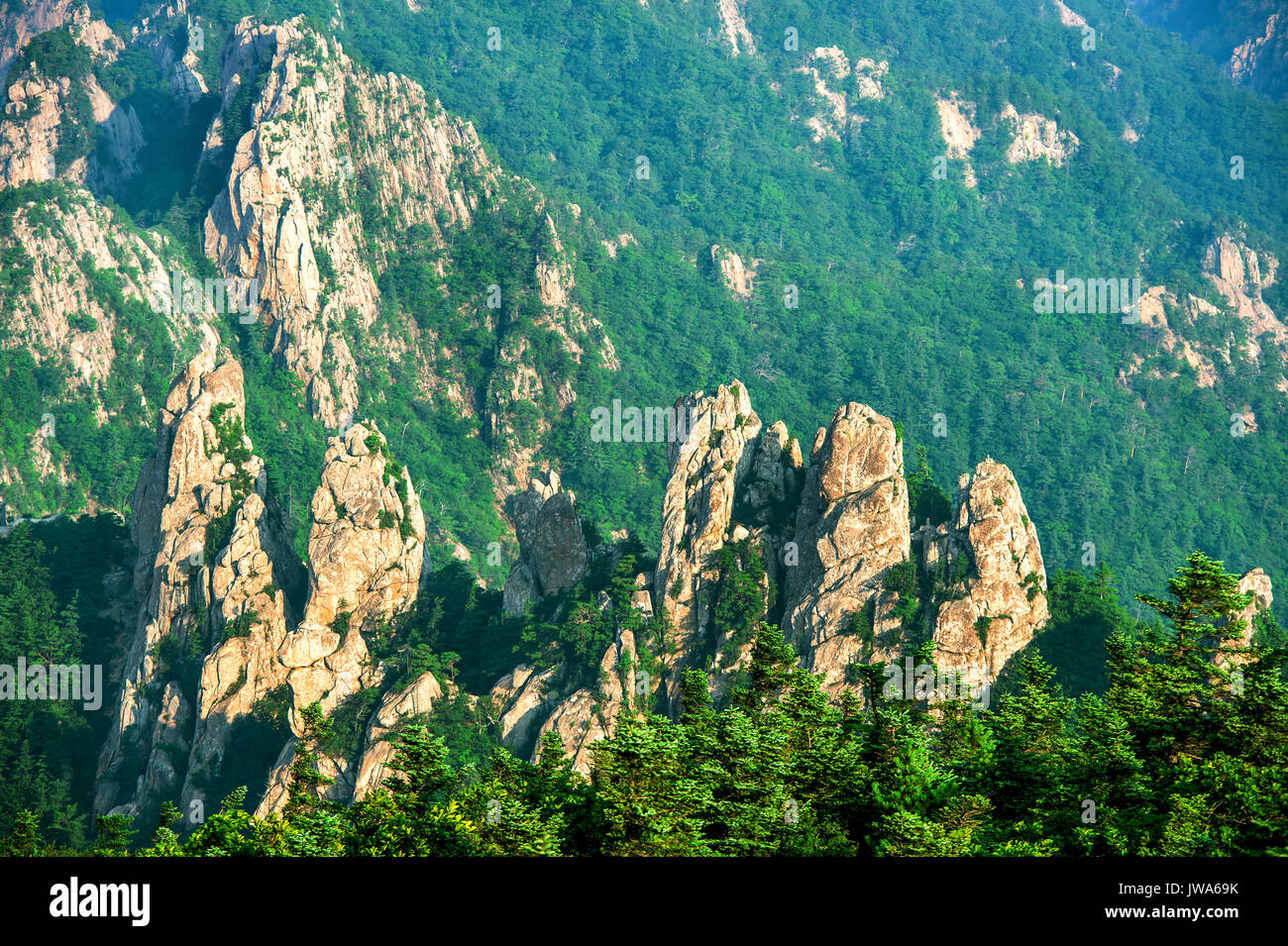 Seoraksan National Park, The best of Mountain in South Korea Stock ...