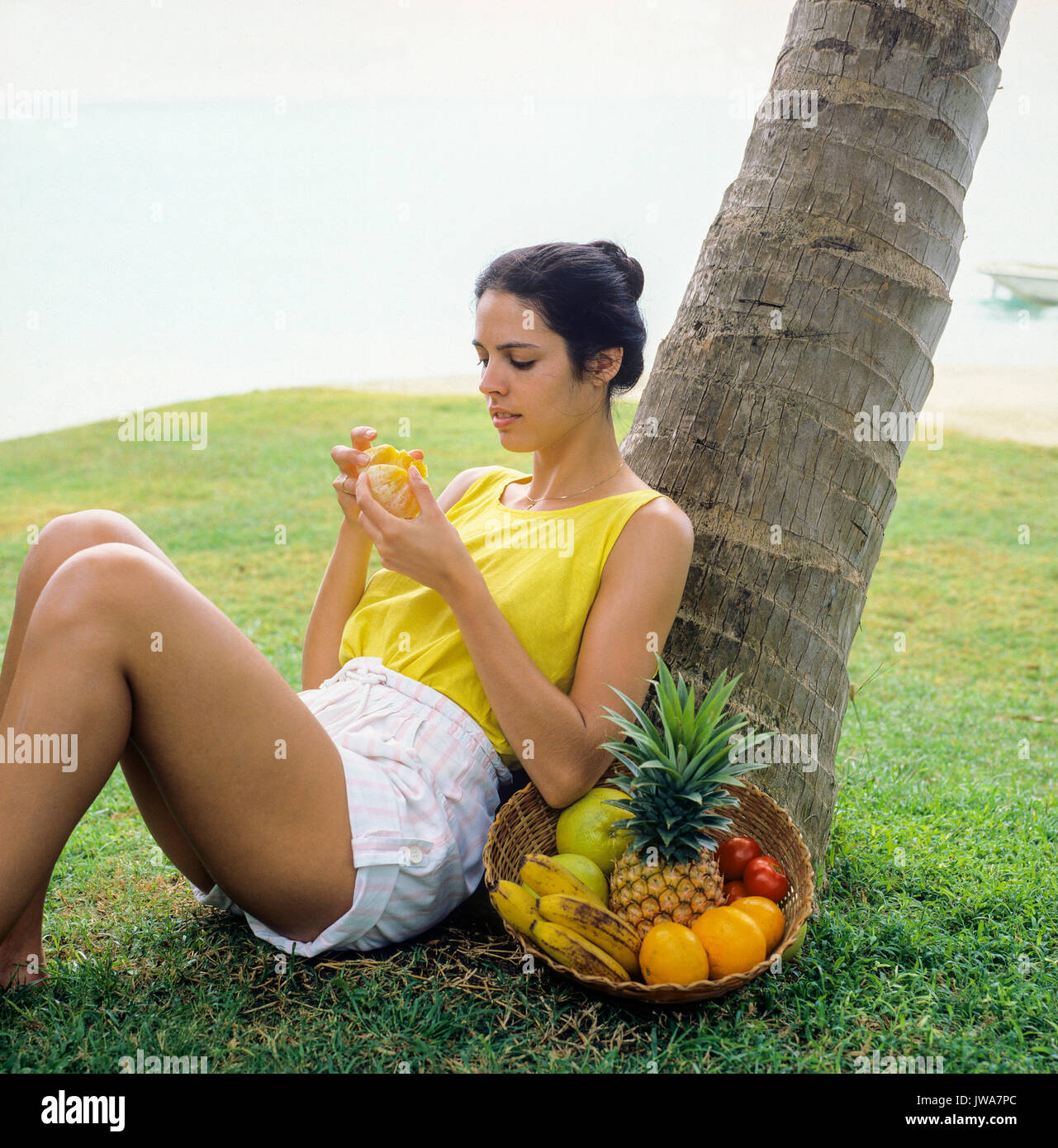 Model fruit baskets hi-res stock photography and images - Alamy