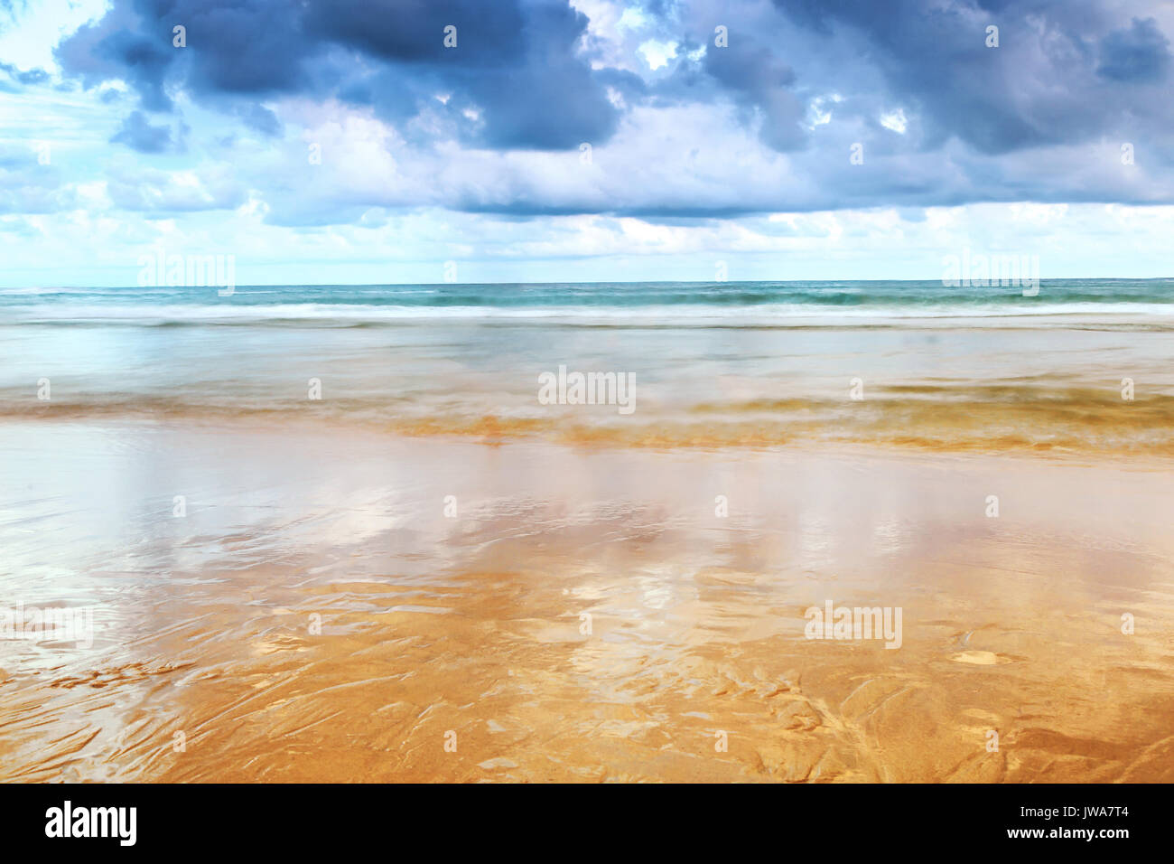 The sky, the beach, the natural scenery Stock Photo - Alamy