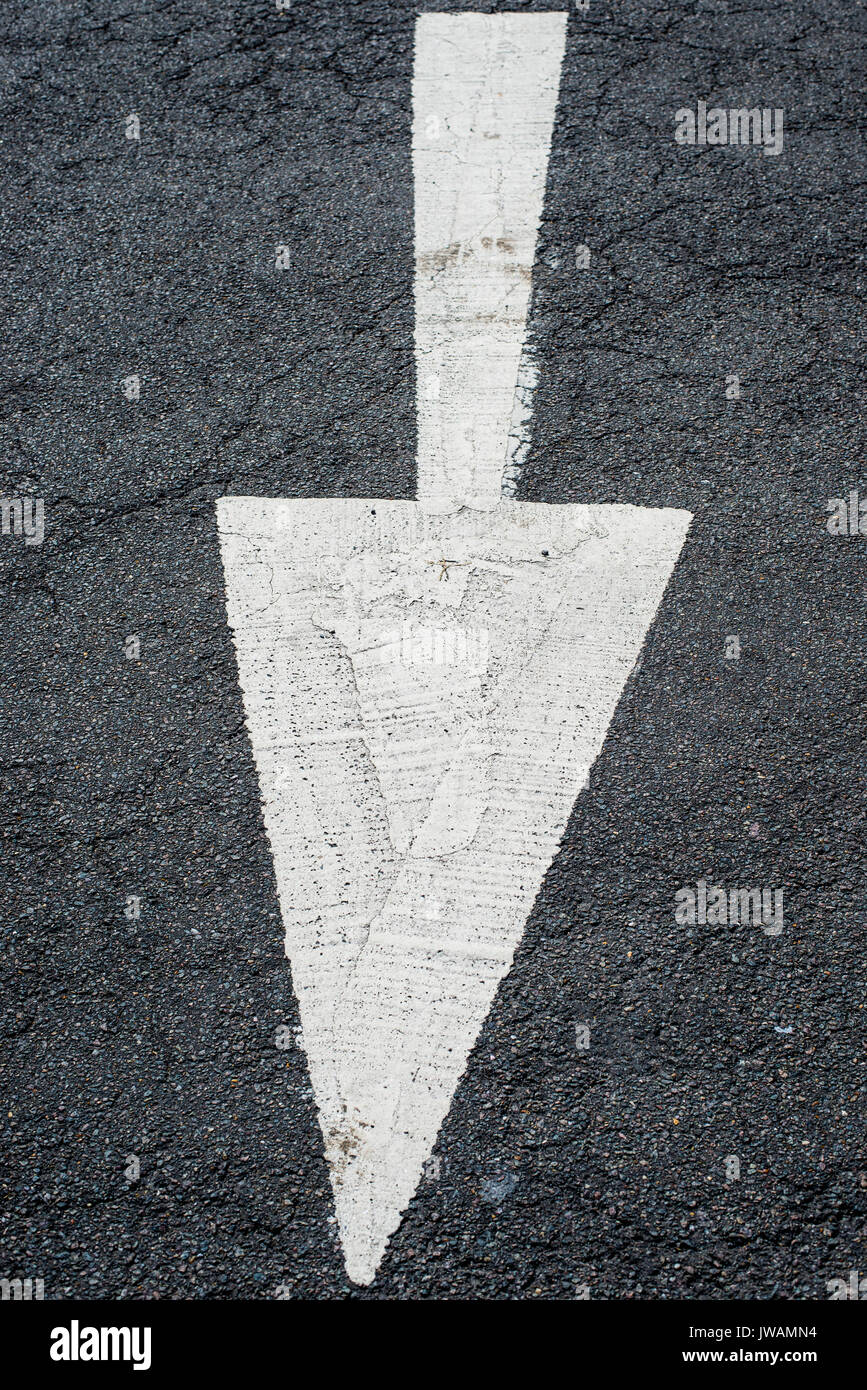 Painted Street Arrow Stock Photos & Painted Street Arrow Stock Images ...