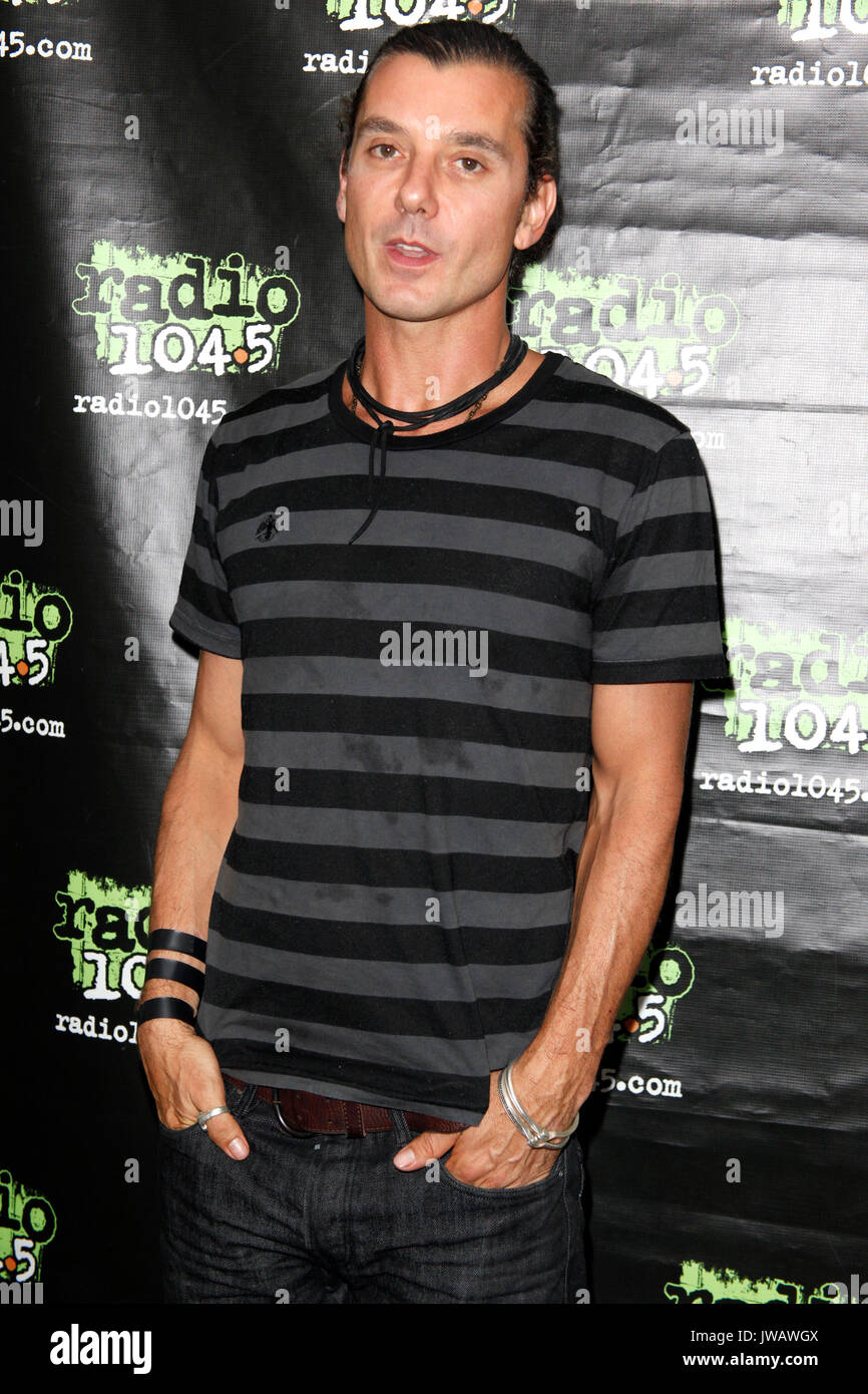 Gavin Rossdale of Bush performs and does portraits at Radio 104.5 in ...