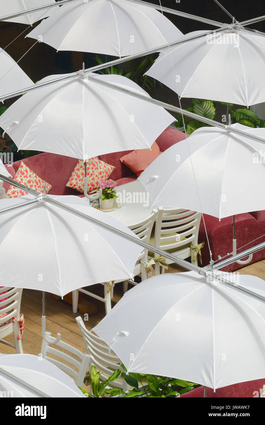 Interior Design Of A City Cafe Stock Photo - Alamy