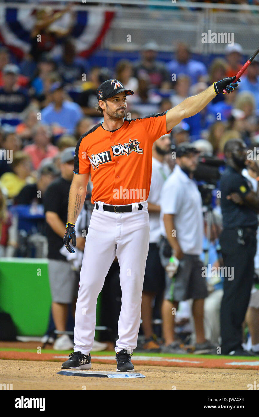 MLB All-Star Legends and Celebrity Softball at Marlins Park in Miami, Florida Featuring: William ...