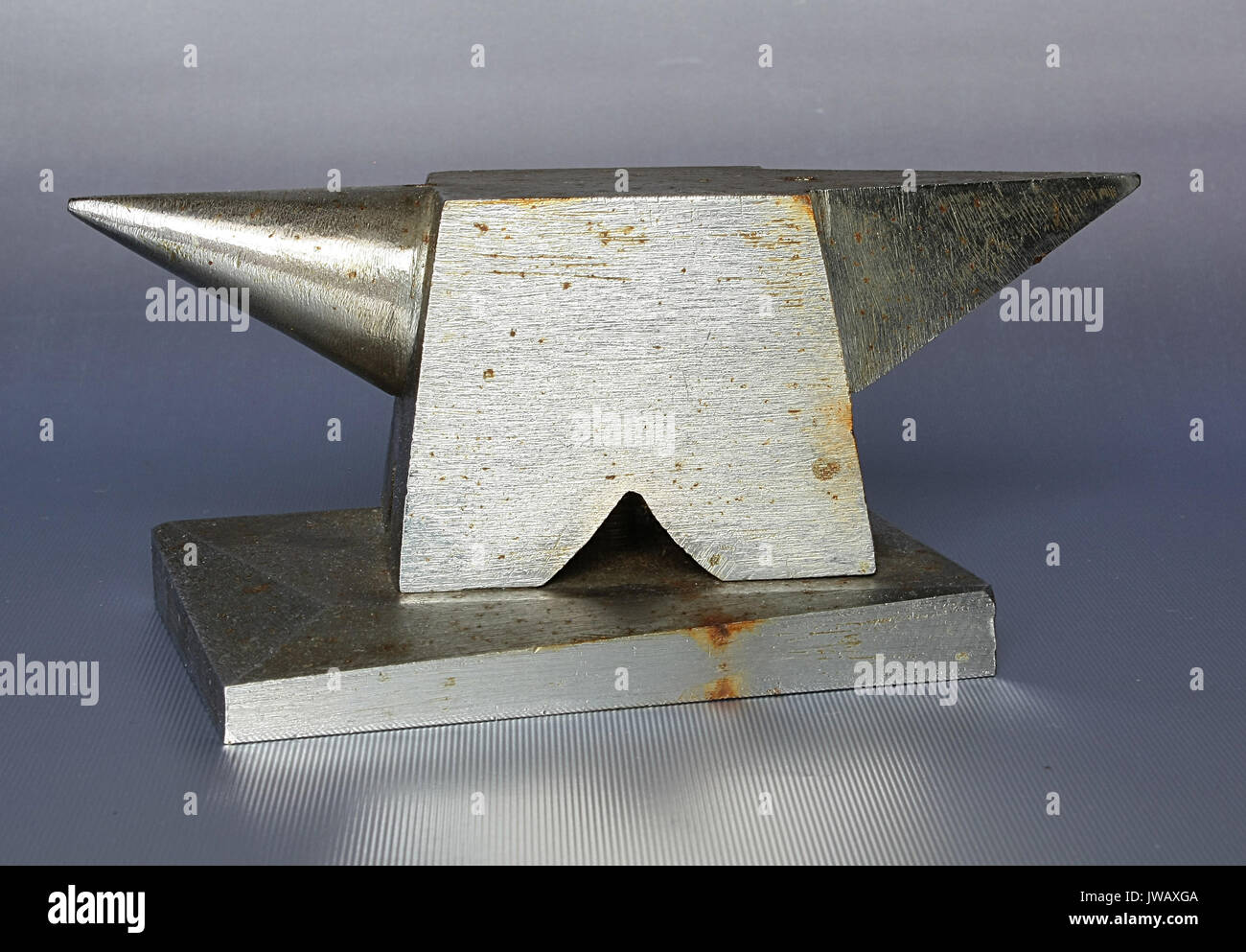 Model of steel anvil Stock Photo - Alamy
