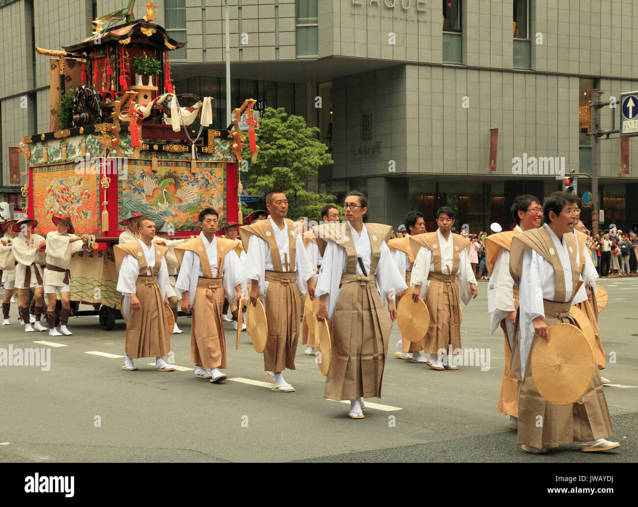 Japan, Kyoto, Gion Matsuri, festival, Yama Hoko procession, float ...