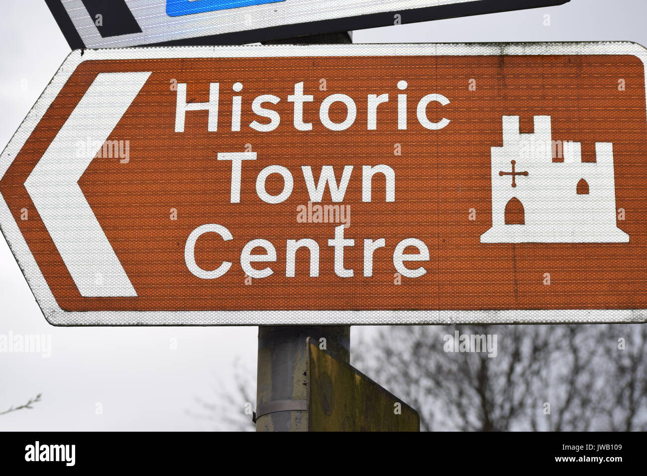Information signs on the street Stock Photo - Alamy