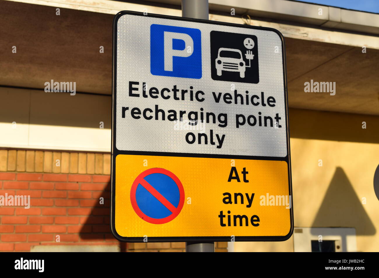 Electrical charging sign Stock Photo - Alamy