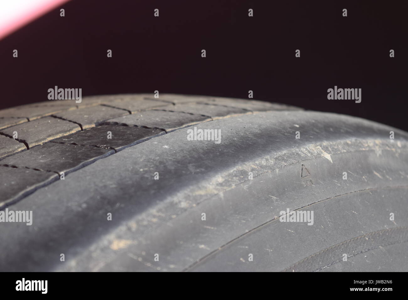 Side view of a tire Stock Photo - Alamy