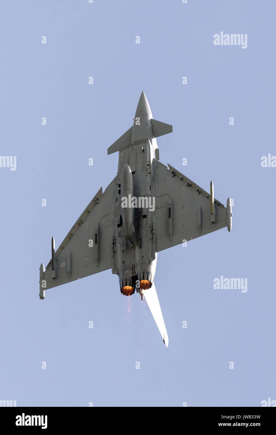 RAF Typhoon FGR4 Display Team on show at the Royal International Air Tattoo Stock Photo - Alamy
