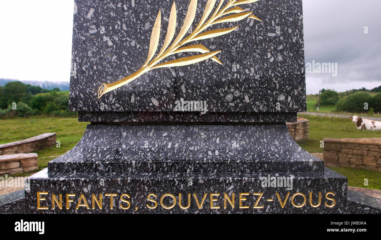 War Memorial in L'Abbaye-en-Grandvaux, Franche-Comté, Jura (France ...