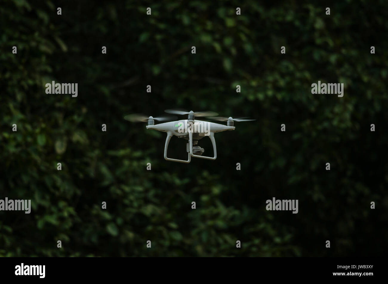 flying drone with camera on the sky Stock Photo - Alamy