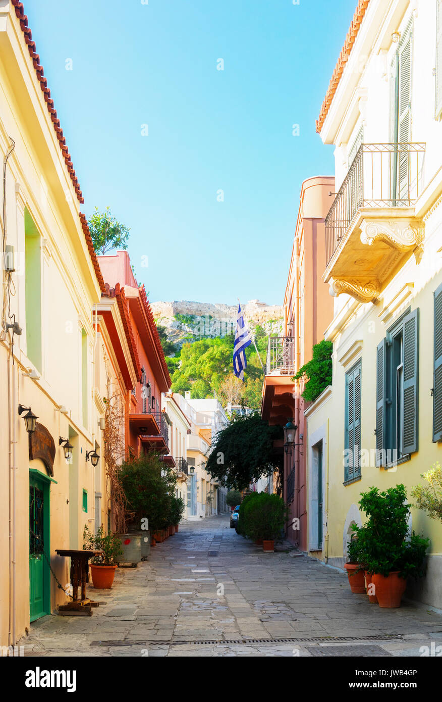 Street of Athens, Greece Stock Photo - Alamy