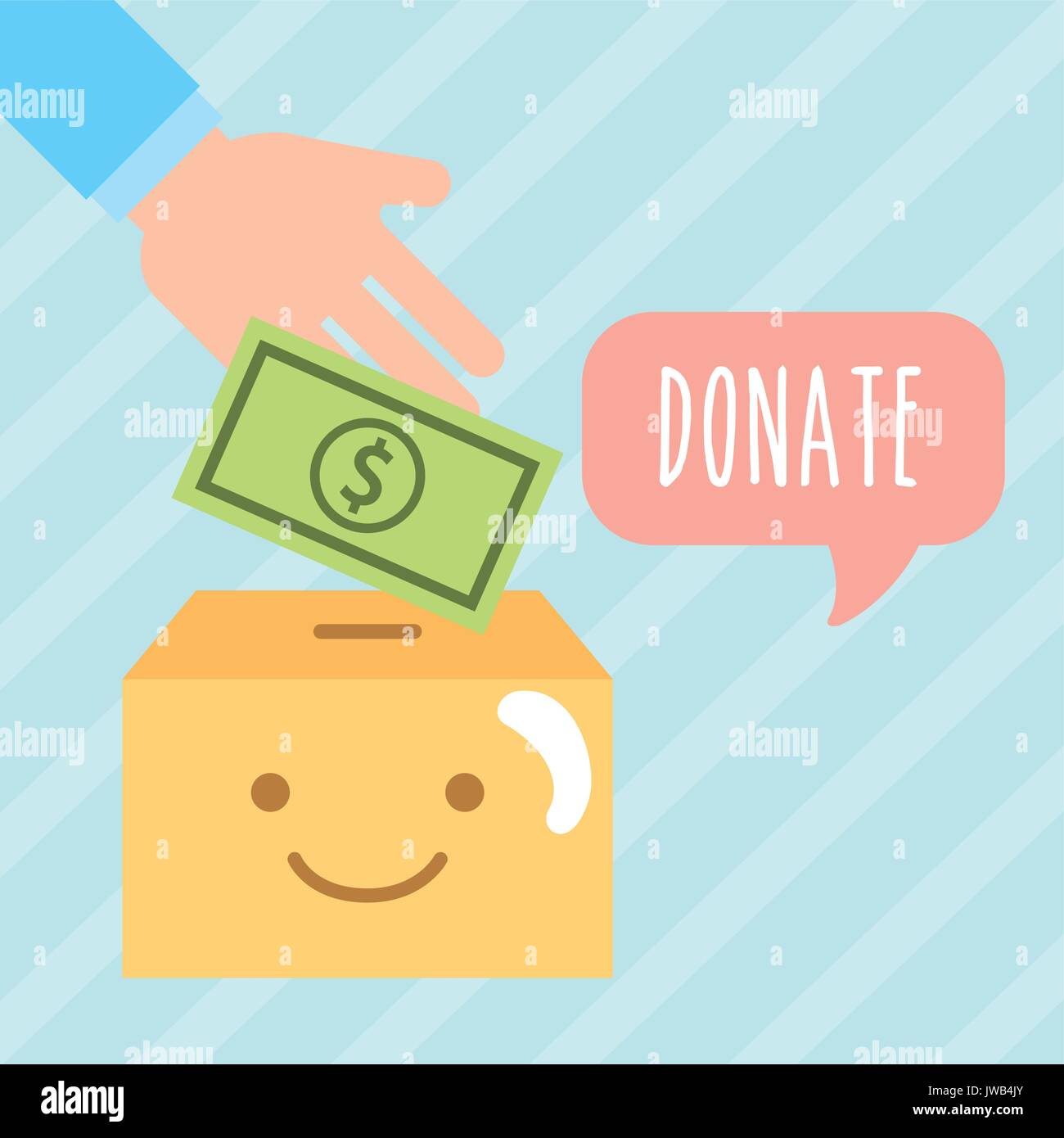 donate children money Stock Vector Image & Art - Alamy