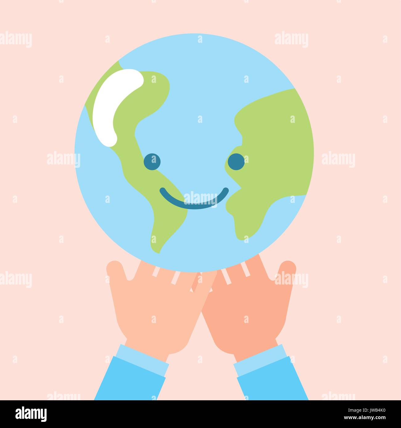 Hand hands education globe Stock Vector Images - Alamy