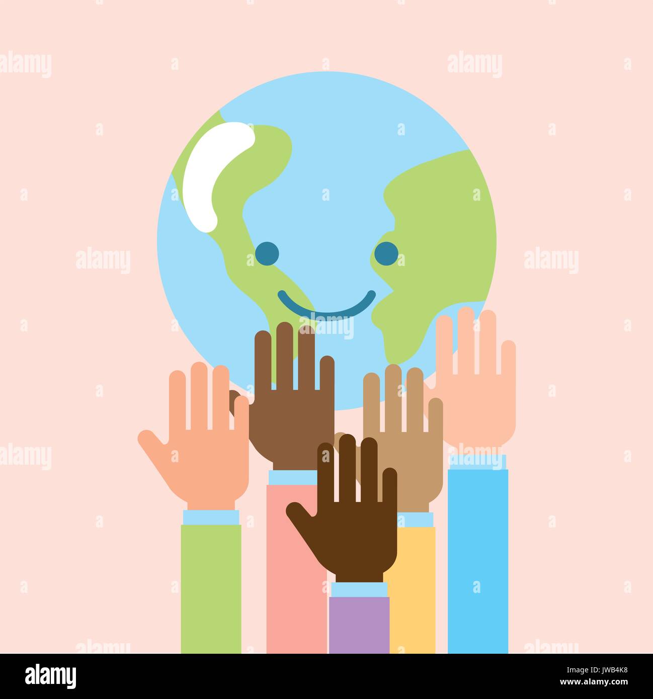children world hands Stock Vector Image & Art - Alamy