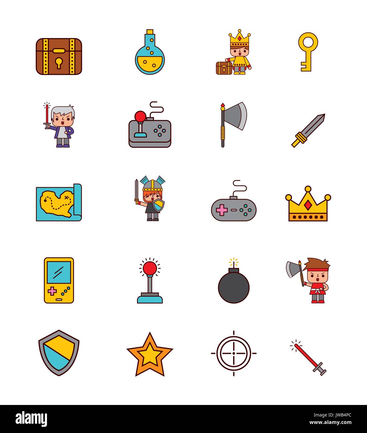 icon vector video games classic Stock Vector Image & Art - Alamy