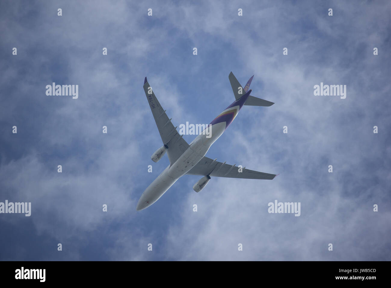 CHIANG MAI, THAILAND - AUGUST 2 2017: HS-TBA Airbus A330-300 of ...