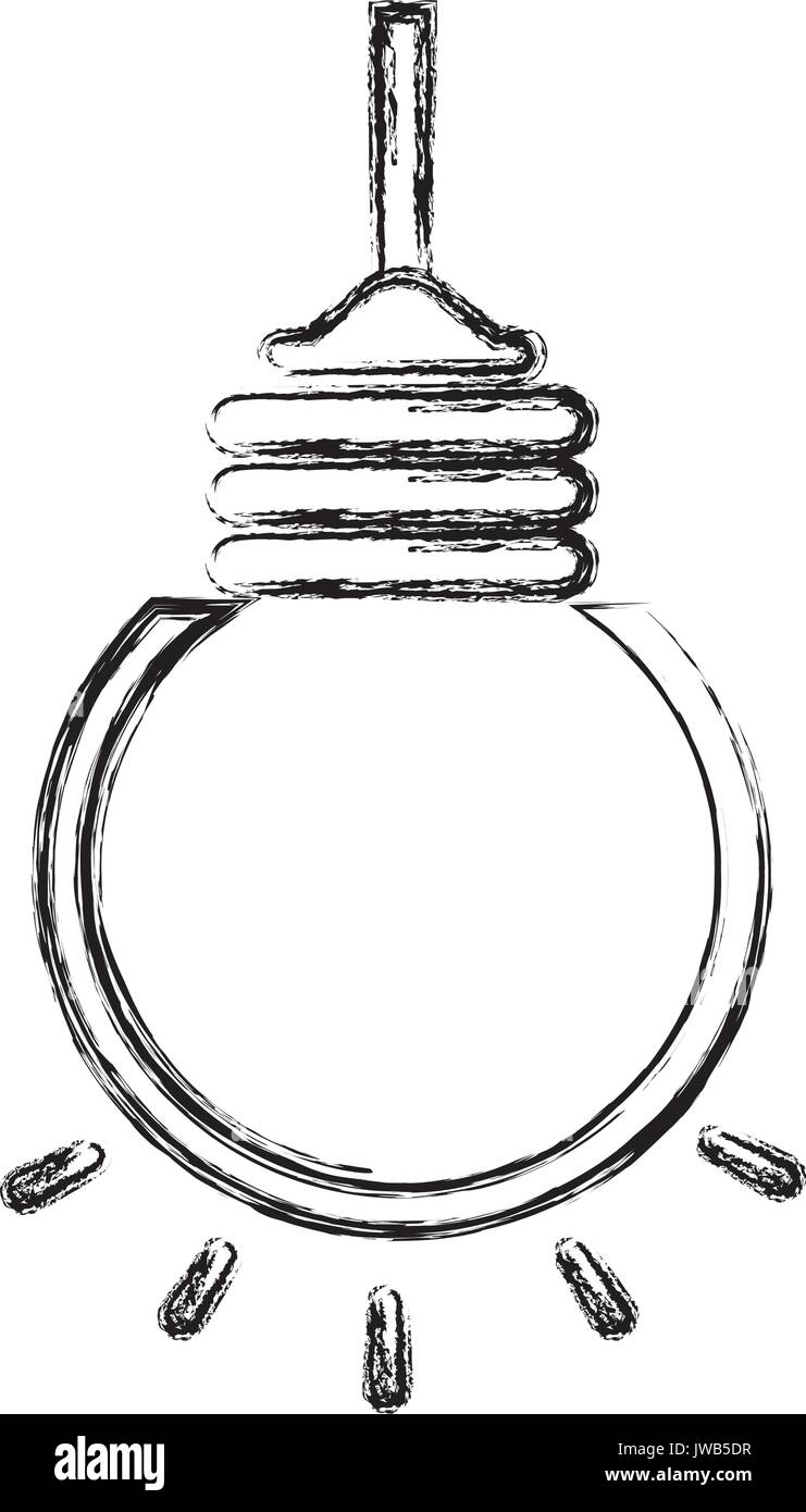 bulb light hanging isolated icon vector illustration design Stock ...