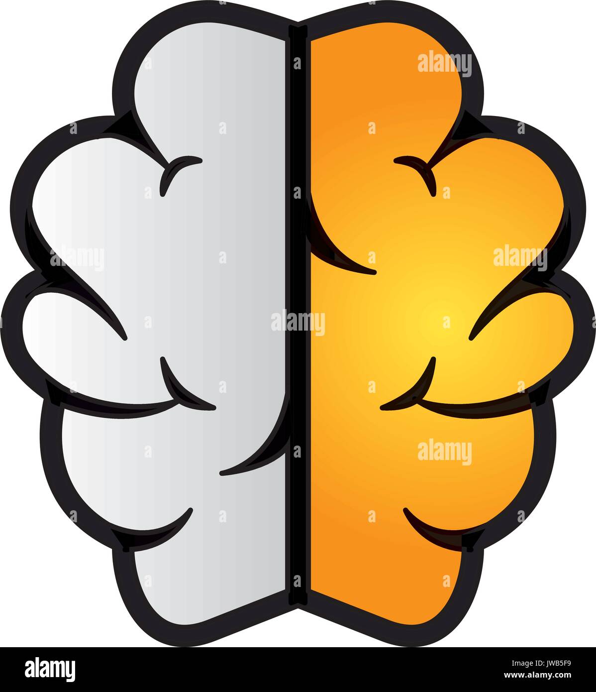 brain storming isolated icon vector illustration design Stock Vector ...