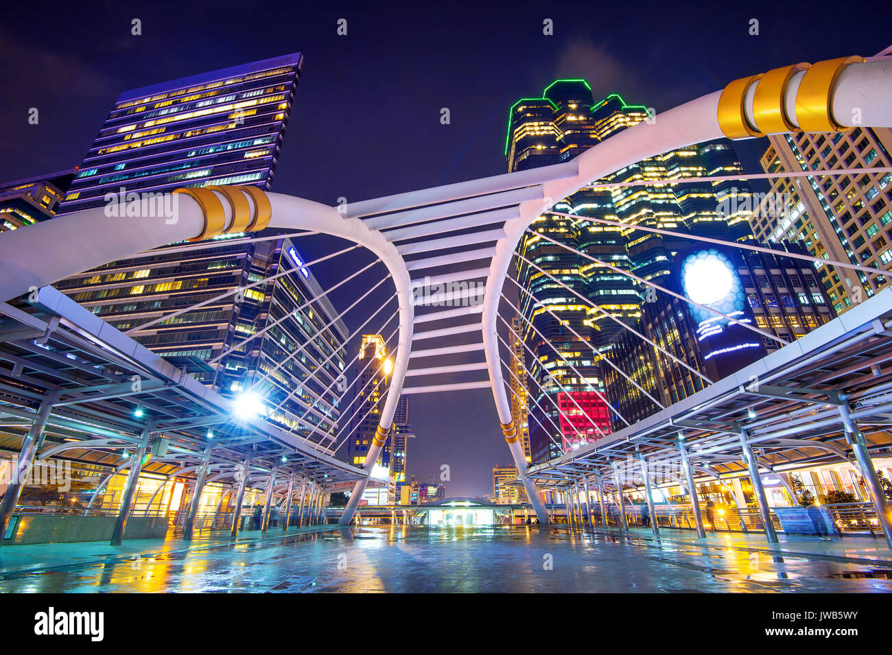 Sathorn bridge hi-res stock photography and images - Alamy