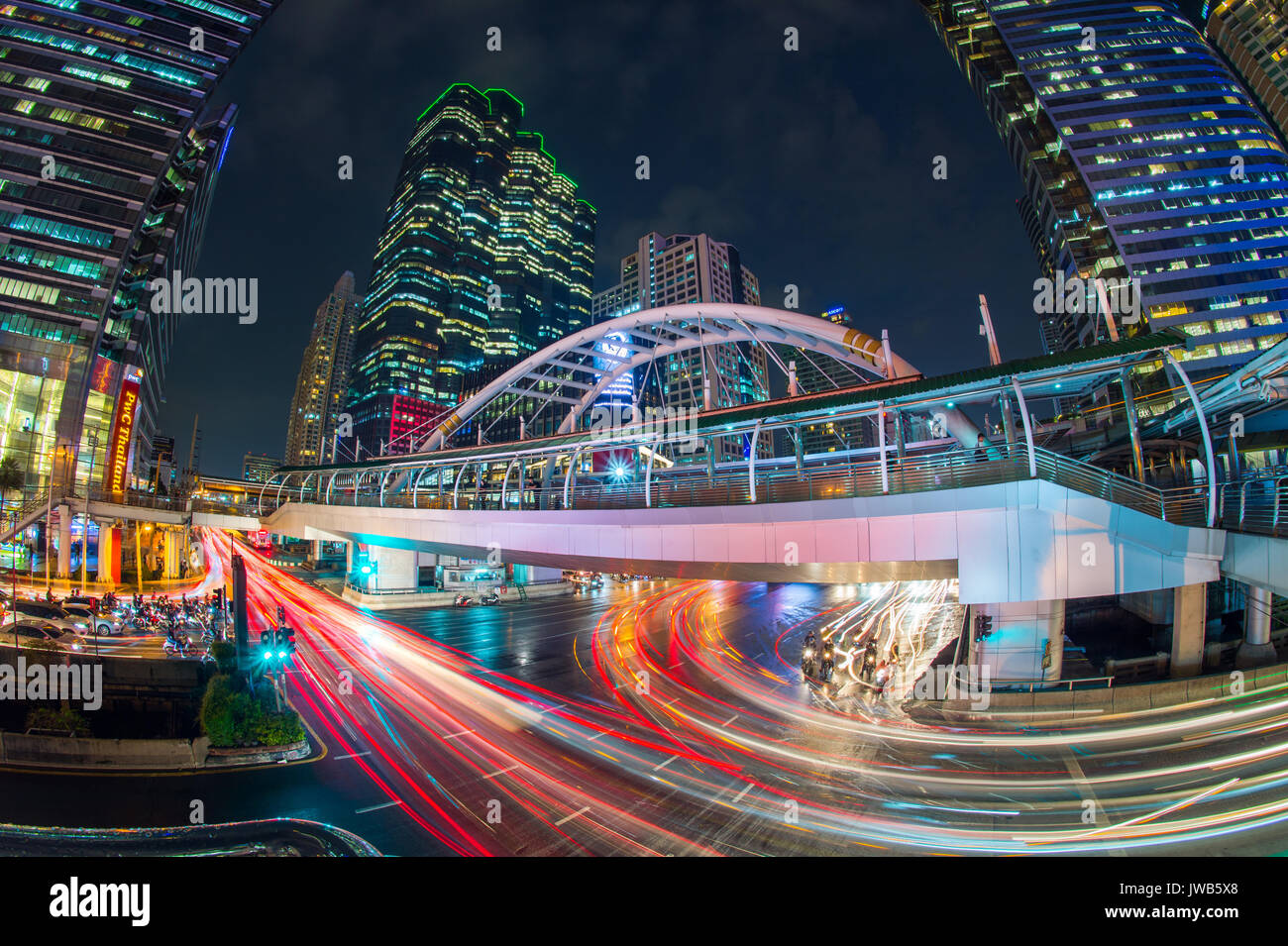Sathorn bridge hi-res stock photography and images - Alamy