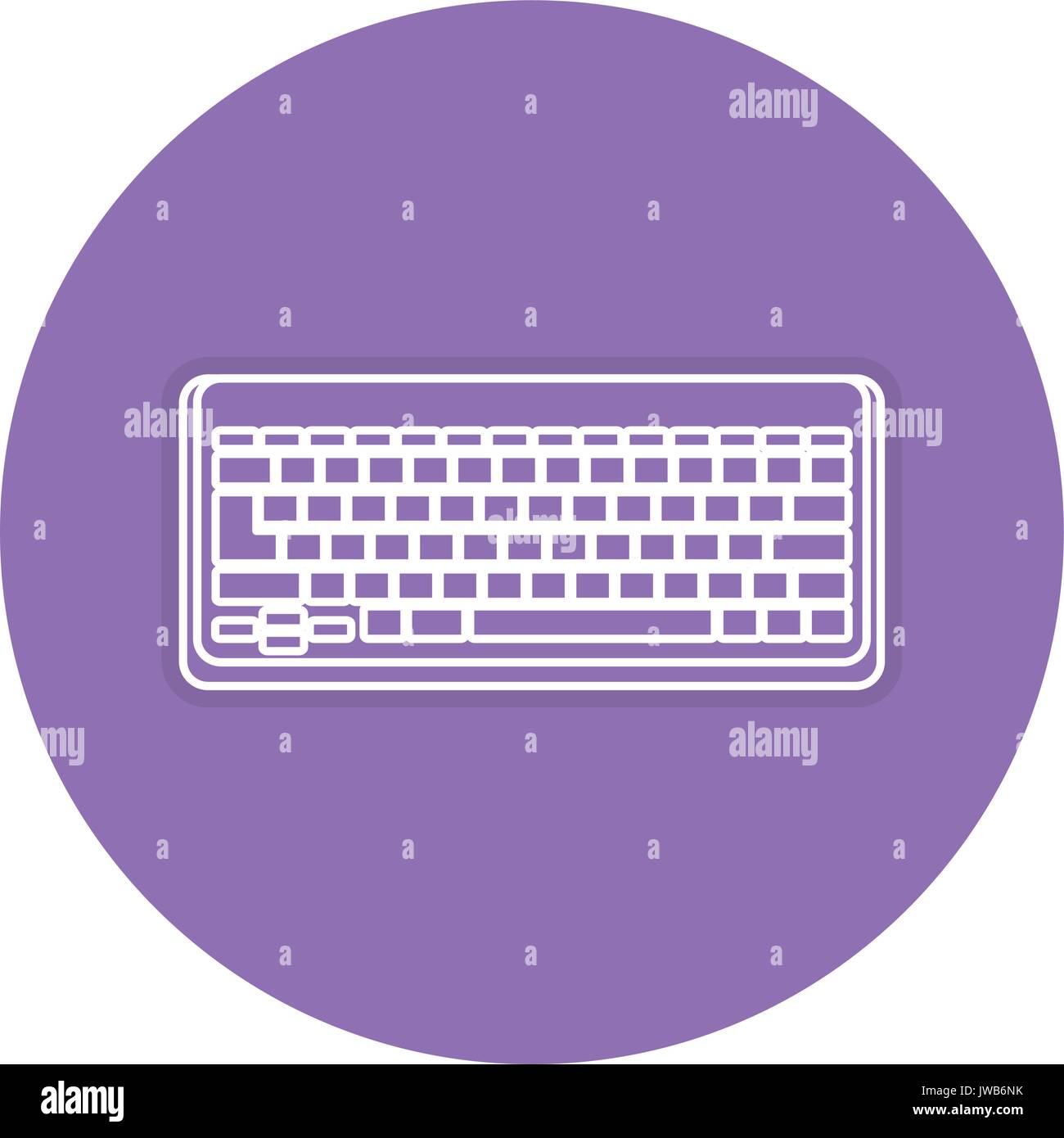 computer keyboard isolated icon vector illustration design Stock Vector Image & Art - Alamy