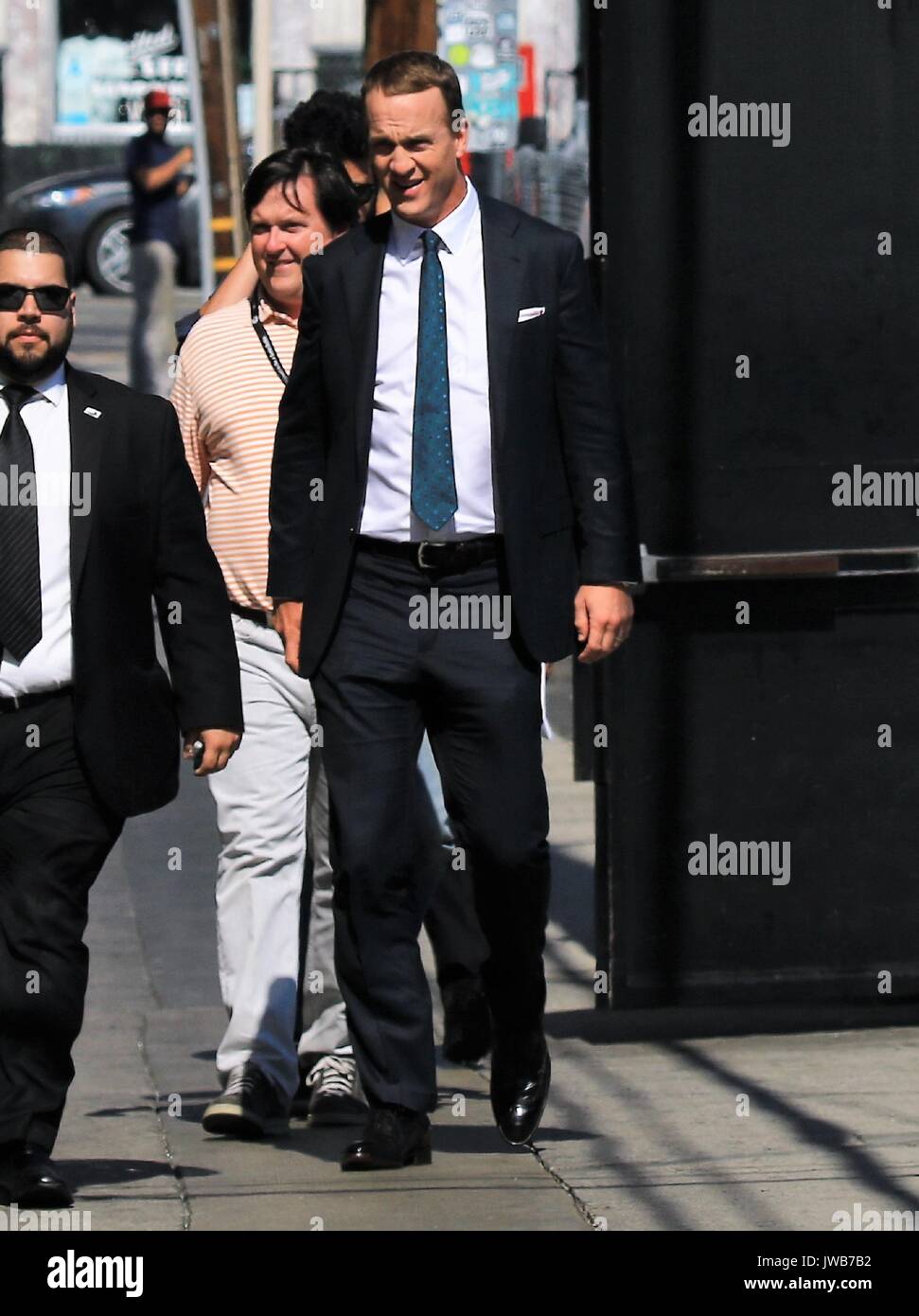 Celebrities outside the 'Jimmy Kimmel Live!' studios Featuring: Peyton ...