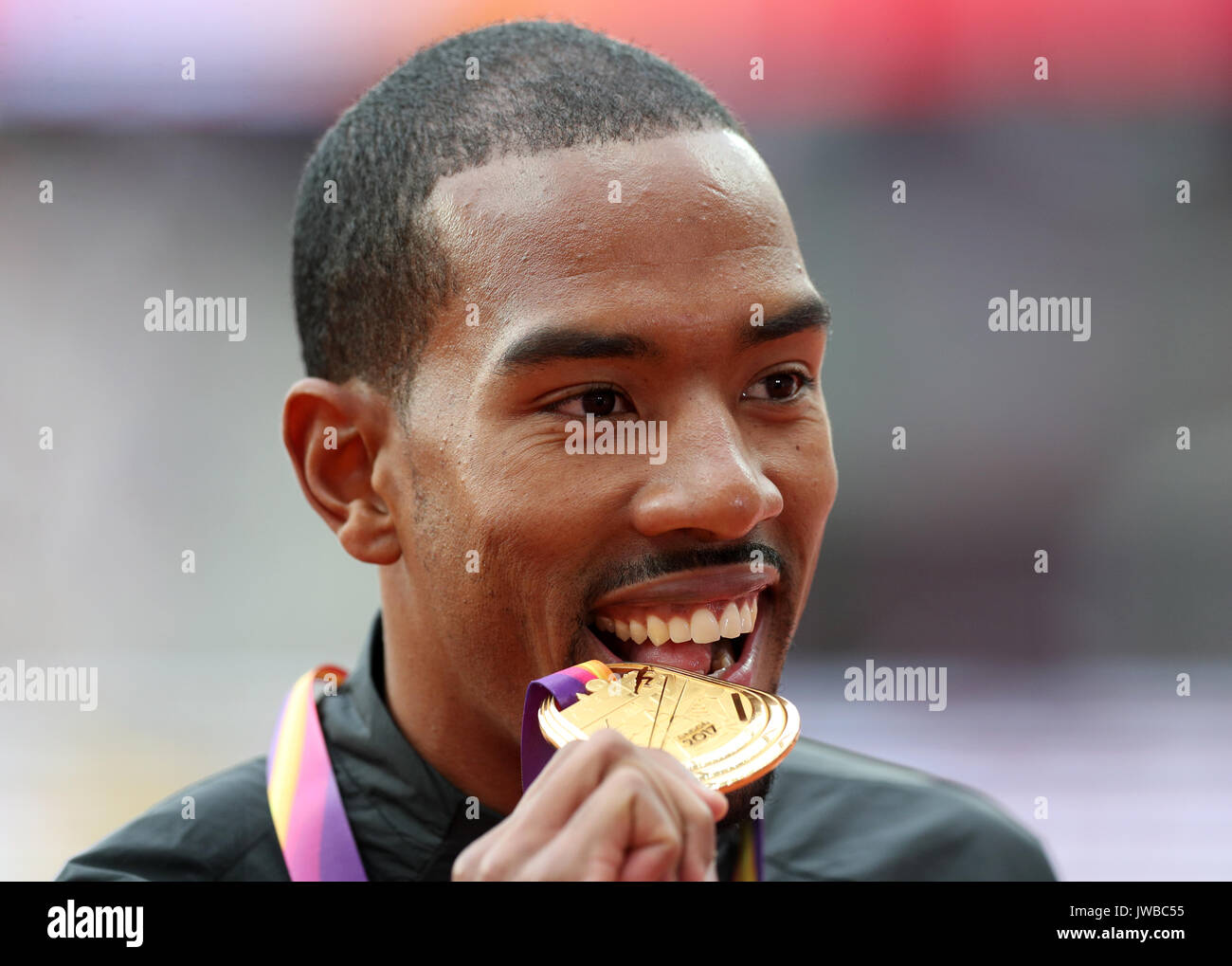 Medal ceremony london 2017 iaaf hi-res stock photography and images - Alamy