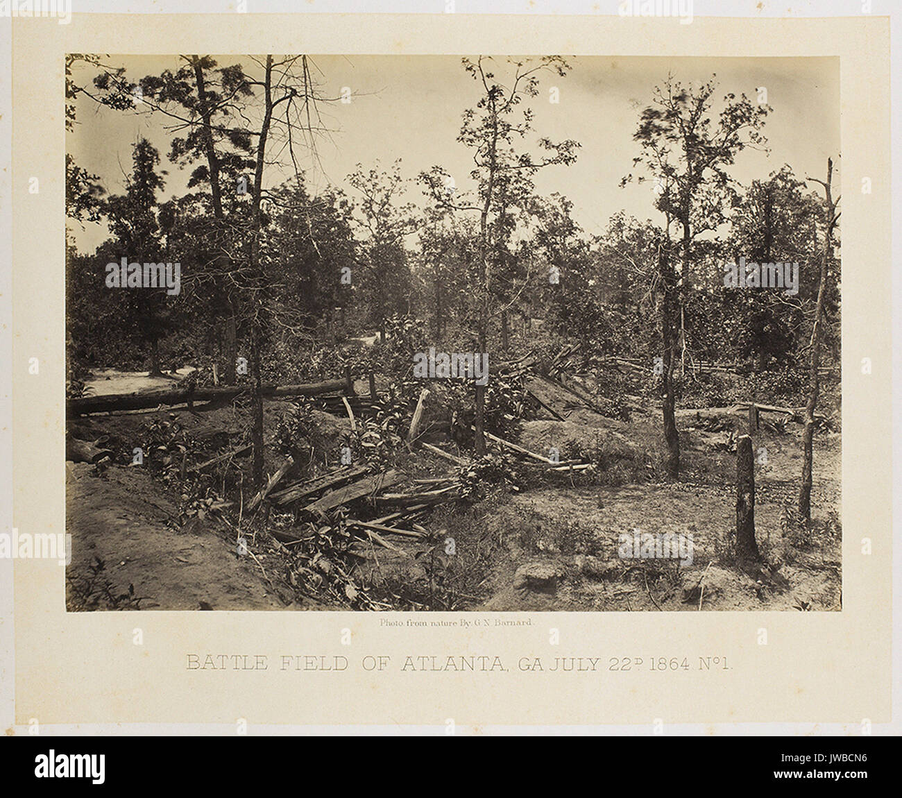 Battle Field Of Atlanta, GA July 22d 1864 No 1. - Civil War Photographs ...