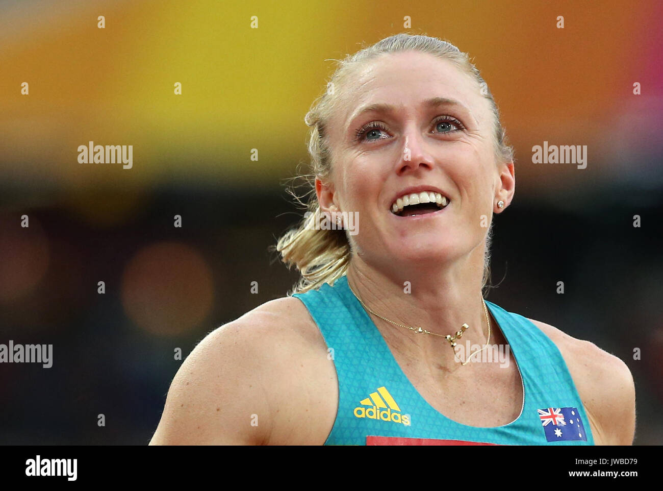 Australia's Sally Pearson wins the Women's 100m Hurdles semi-final heat ...
