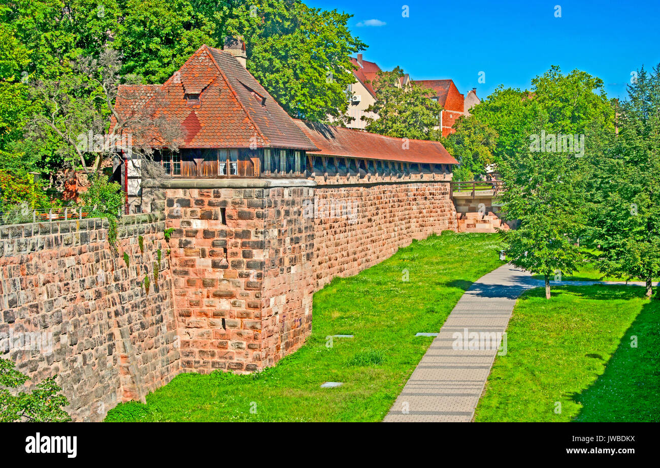 Nuremberg city wall hi-res stock photography and images - Alamy