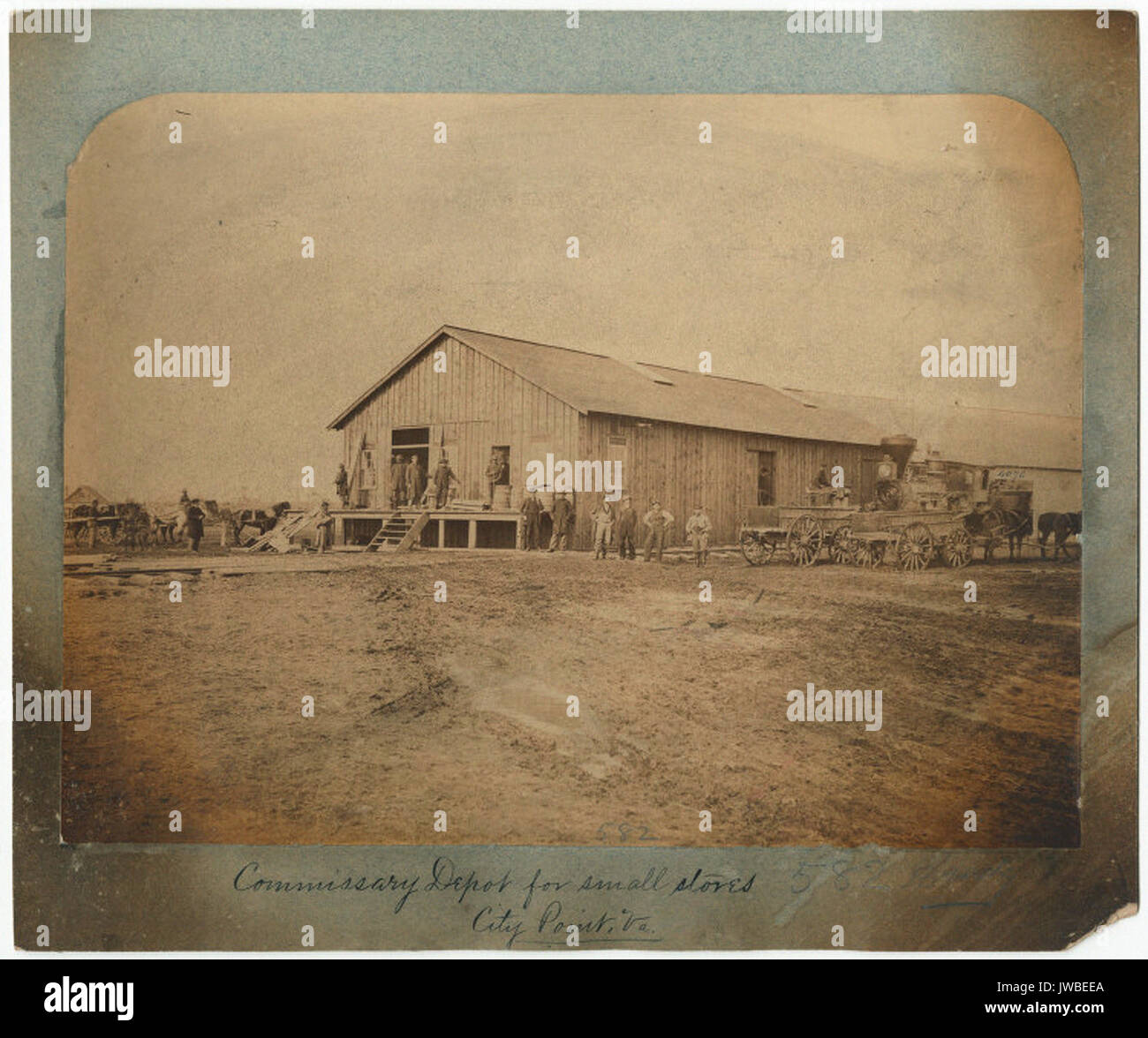 Commissary Depot for small stores, City Point, Va - Civil War ...