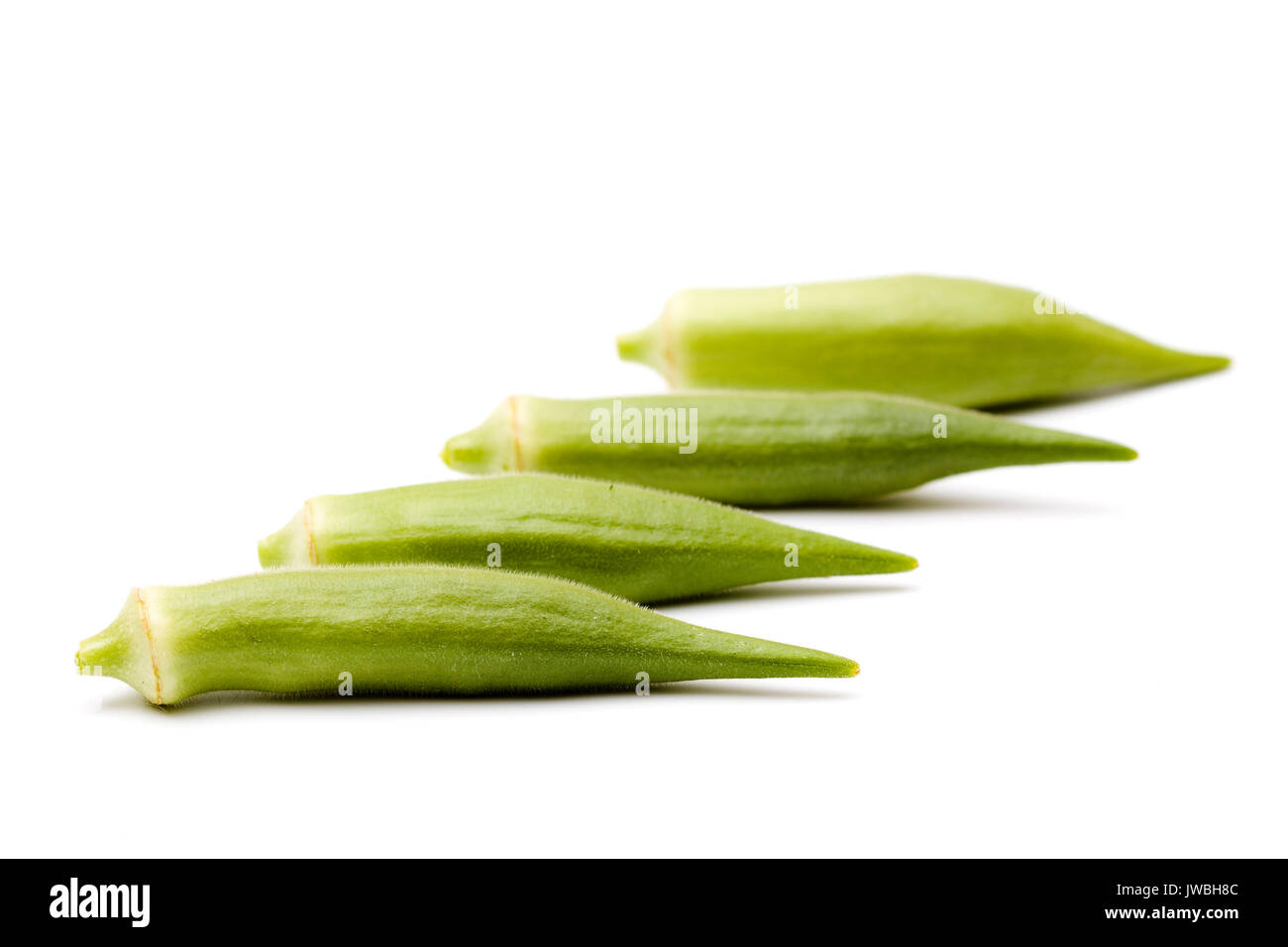 Green okra pods hi-res stock photography and images - Alamy