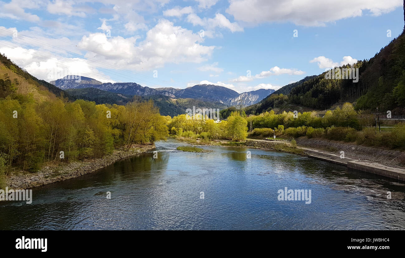 The Mur river valley in Styria Stock Photo - Alamy