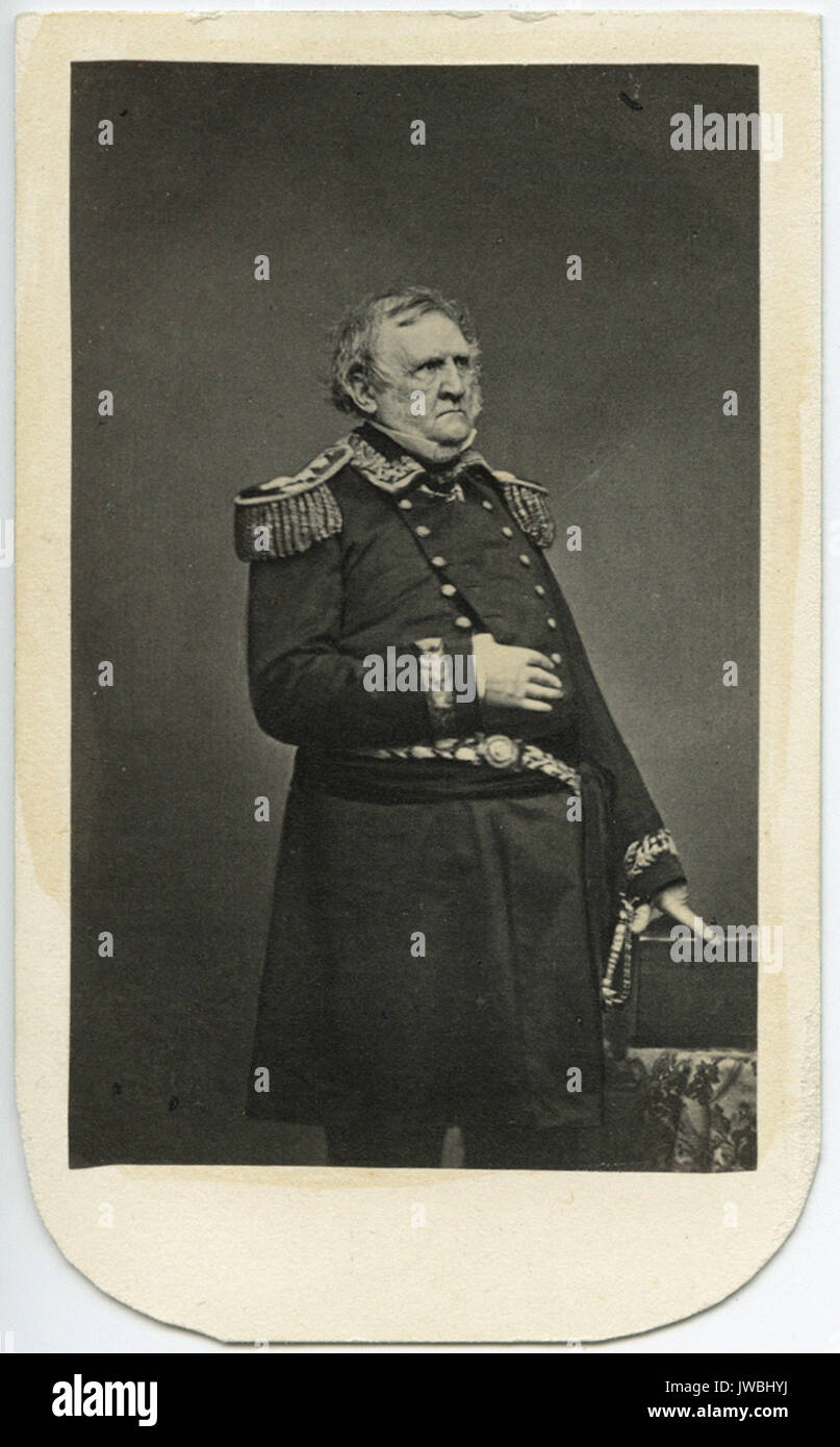 Gen. Scott - Civil War Photographs Stock Photo - Alamy