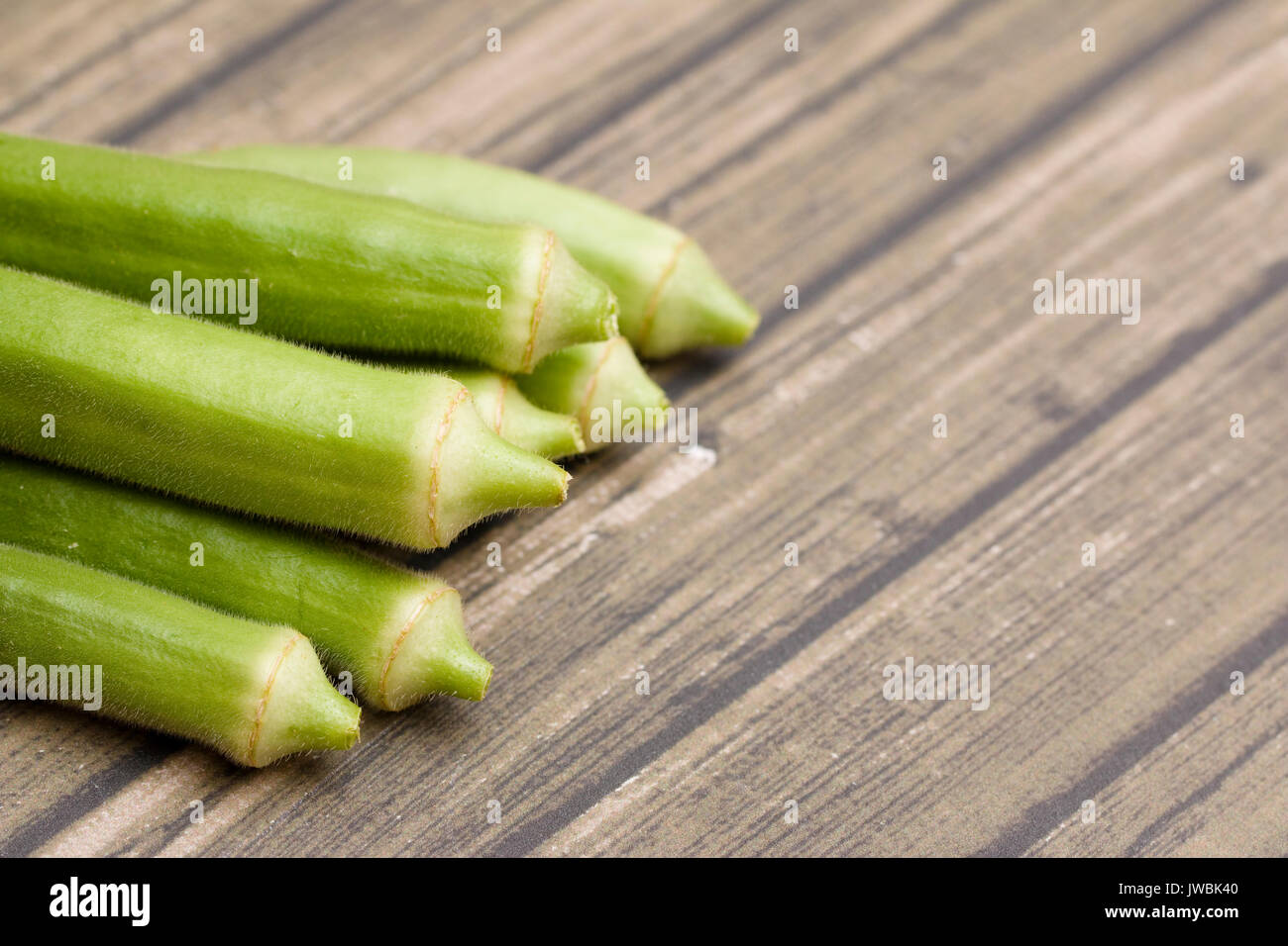 Green okra pods hi-res stock photography and images - Alamy