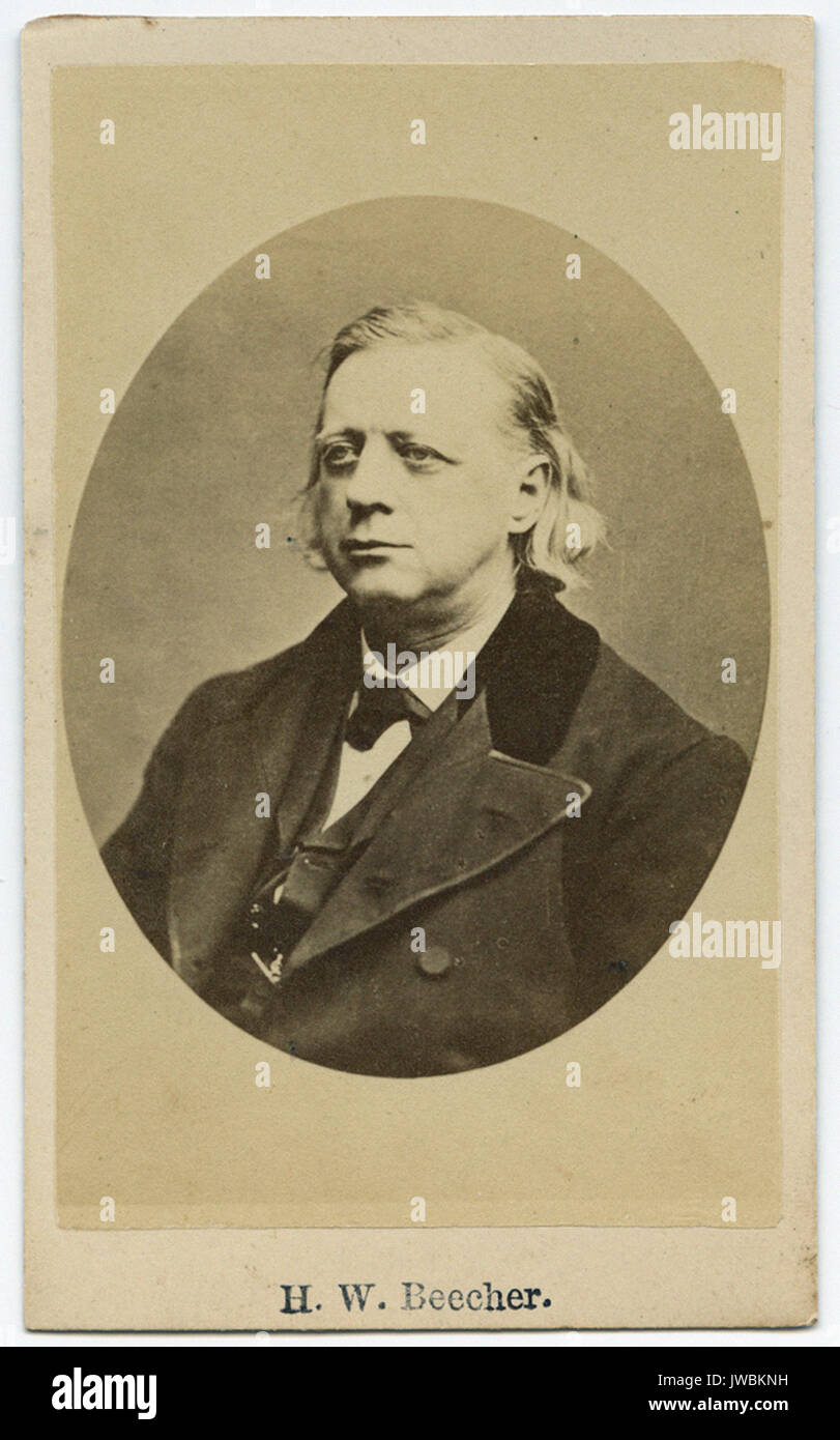 H w beecher hi-res stock photography and images - Alamy