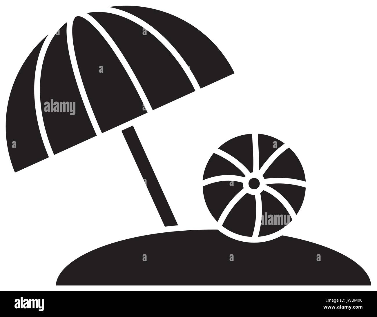 beach parasol icon Stock Vector Image & Art - Alamy