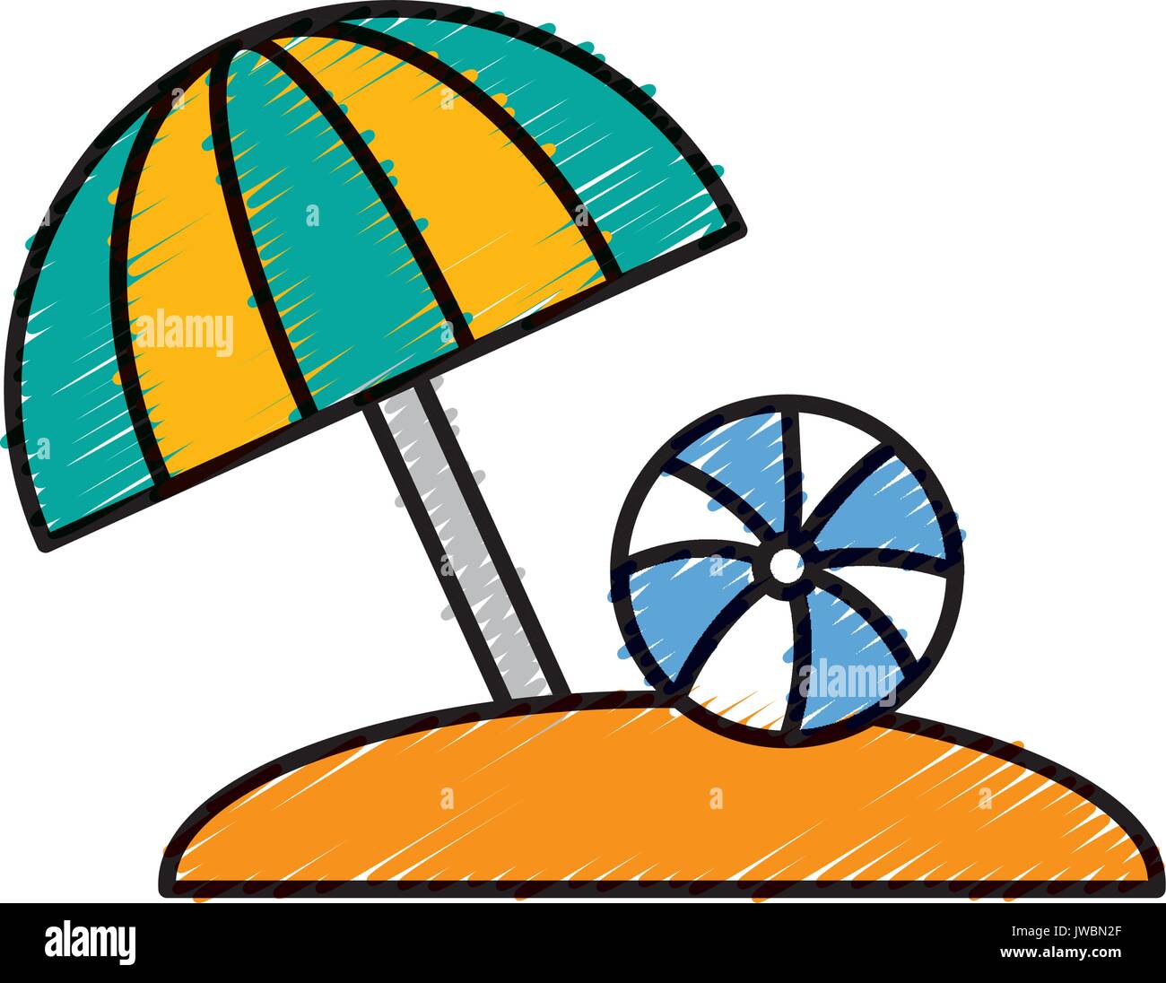 beach parasol icon Stock Vector Image & Art - Alamy