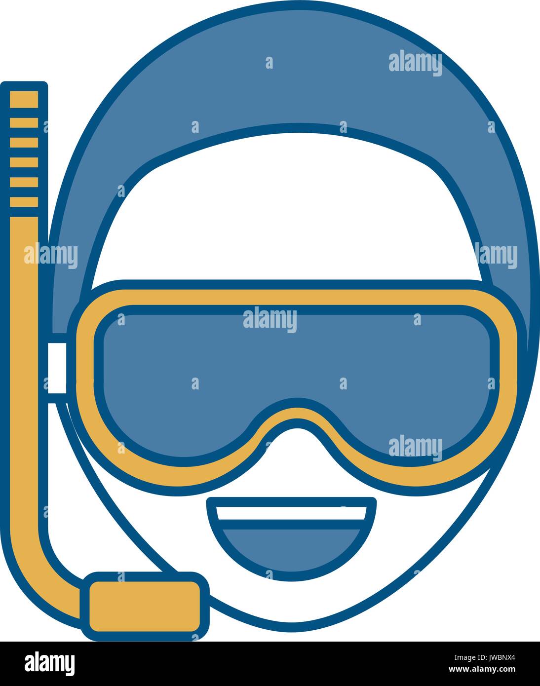 Snorkel mask design Stock Vector Image & Art - Alamy