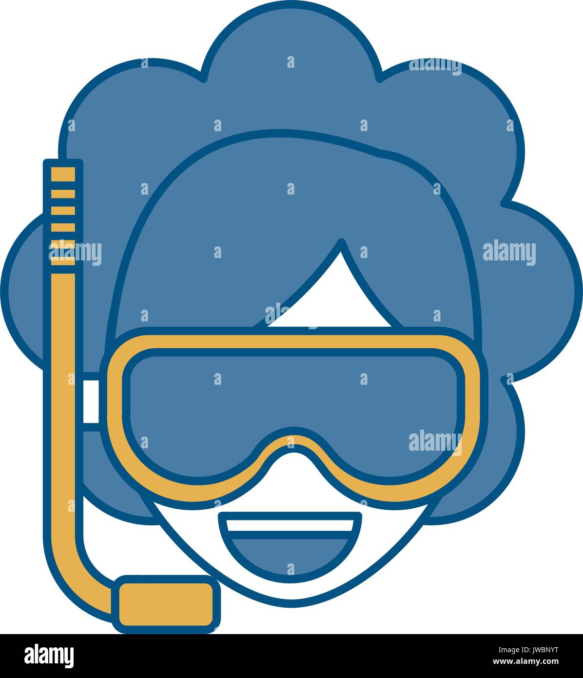 Snorkel mask design Stock Vector Image & Art - Alamy