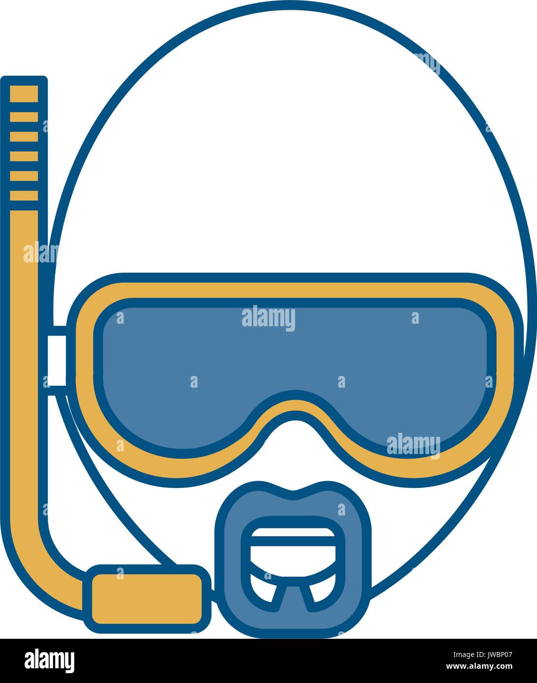 Snorkel mask design Stock Vector Image & Art - Alamy