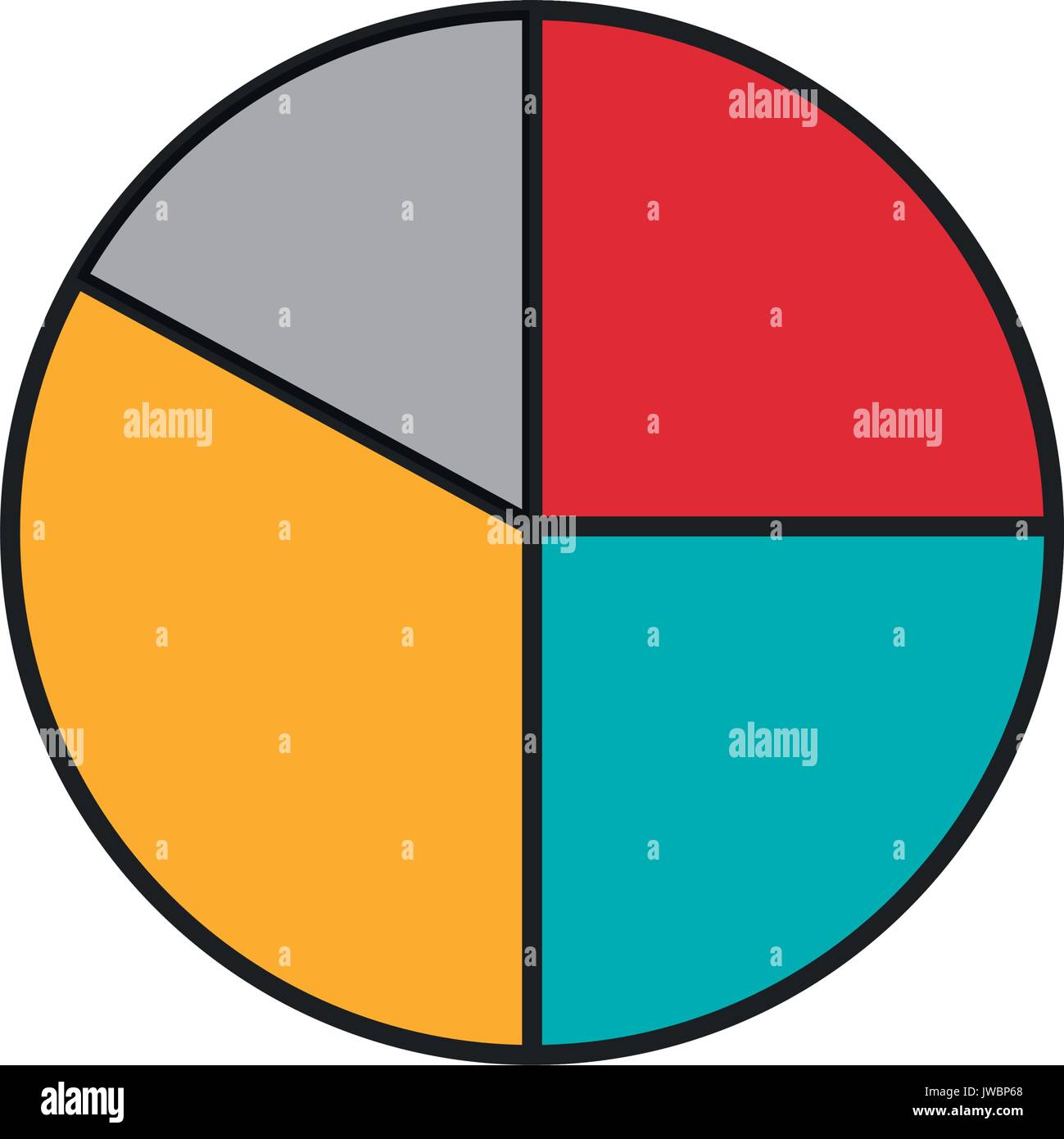pie chart icon Stock Vector Image & Art - Alamy