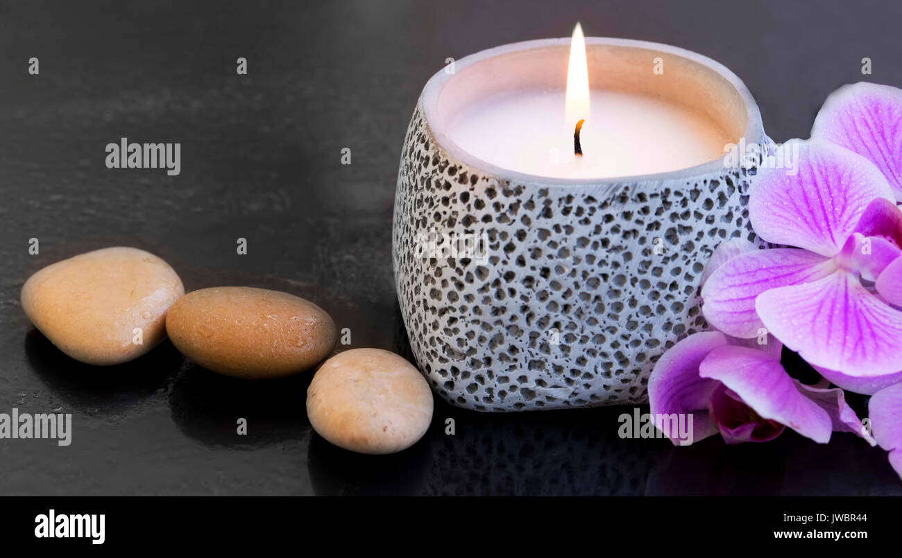 Beautiful spa composition stones hi-res stock photography and images ...
