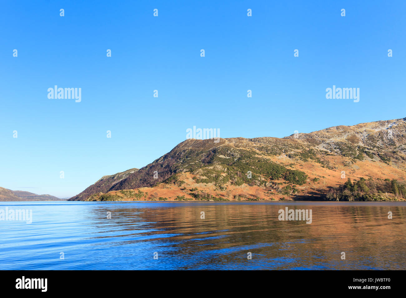 Ullswater View. The view from Mossdale Bay across Ullswater towards ...