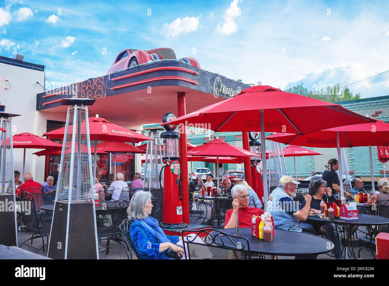 Famous Cruiser's Route 66 Cafe, City of Williams, Arizona, USA Stock ...