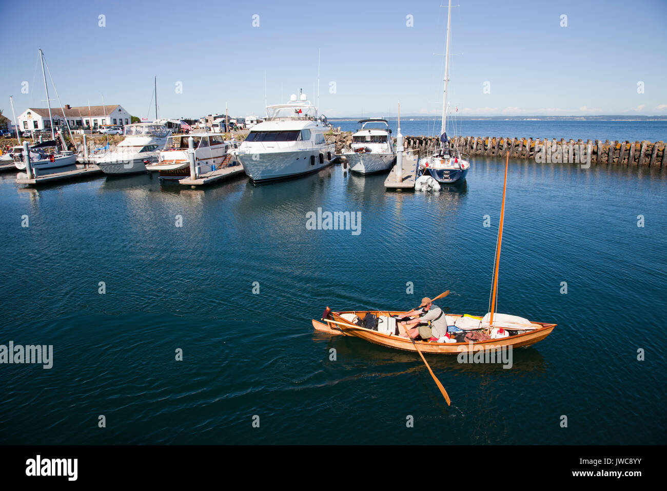 Point Hudson Marina, Port Townsend, State of Washington, USA, America ...