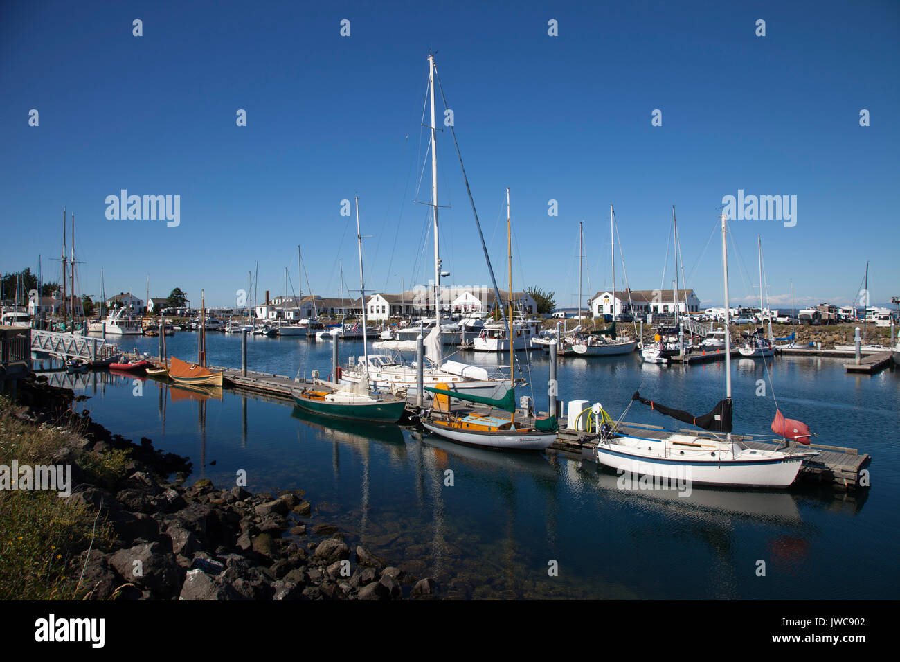 Point Hudson Marina, Port Townsend, State of Washington, USA, America ...