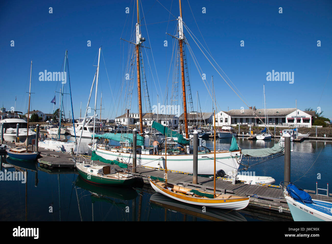 Washington sailing marina hi-res stock photography and images - Alamy